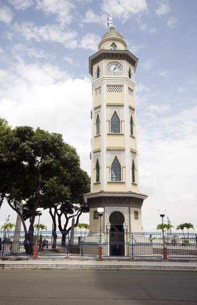 Clock Tower Guayaquil Ecuador Stock Photo - Image of design, tall: 4708896