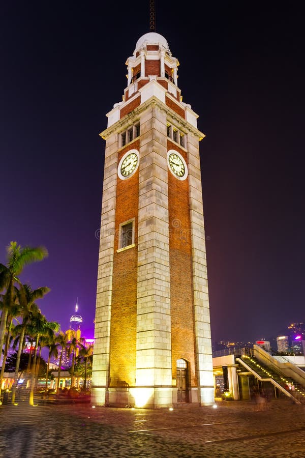 The Clock Tower stock image. Image of city, kong, hong - 34798063