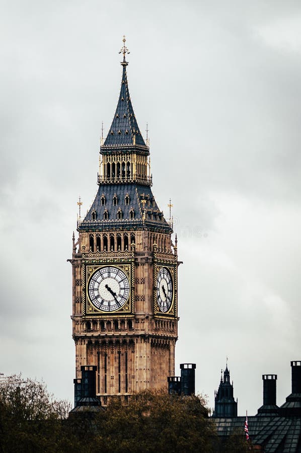 The Clock Tower in London stock photo. Image of english - 27081132