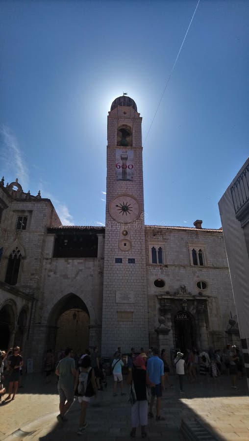 Clock Tower in Main Square, Old Structure Editorial Image - Image of ...