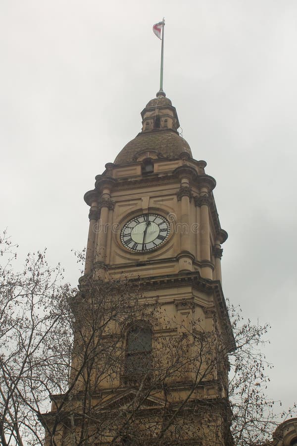 Clock stock photo. Image of melbourne, time, build, tower - 90178458