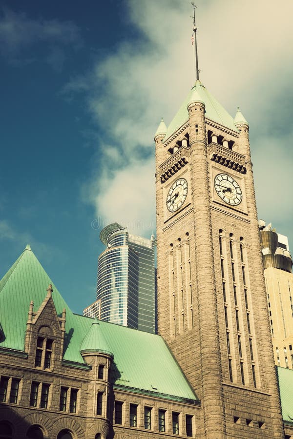 Clock on the tower stock image. Image of exterior, building - 30560113