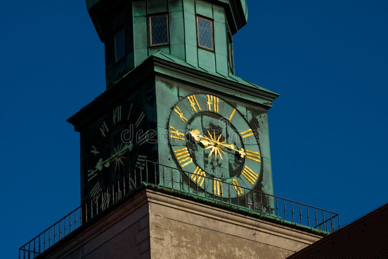 Clock Tower. Munich Residenz Muenchner Residenz Editorial Image - Image ...
