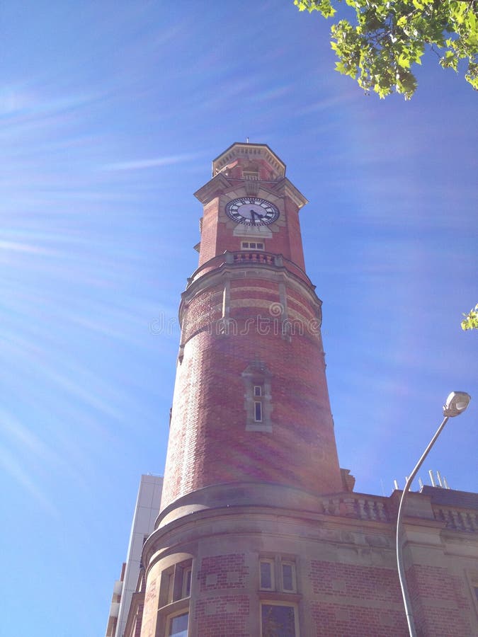 Clock tower stock photo. Image of tower, sunny, light - 61962664