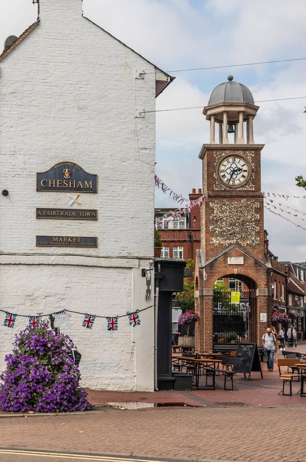 The Clock Tower in Old Chesham Editorial Image - Image of heritage ...