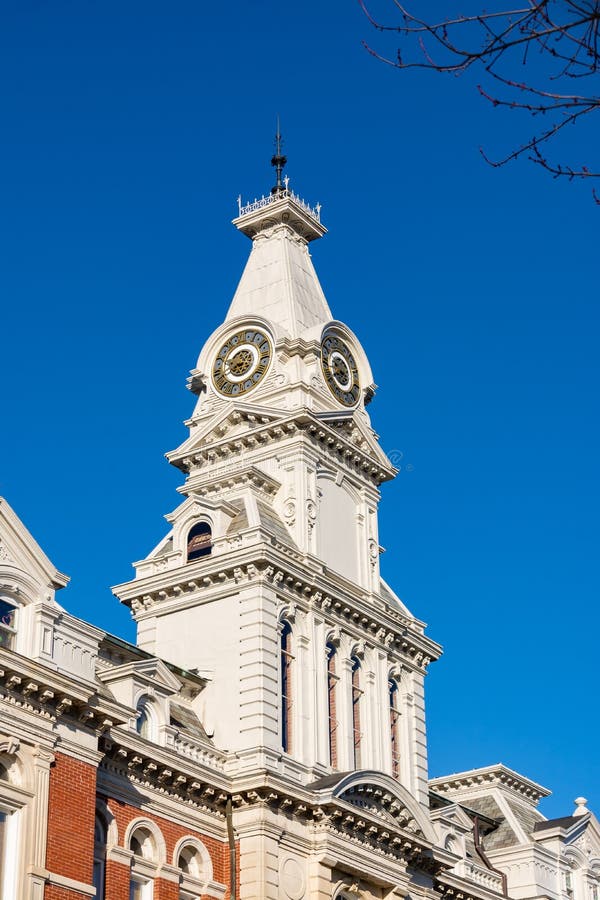 Clock Tower stock photo. Image of background, exterior - 204032920