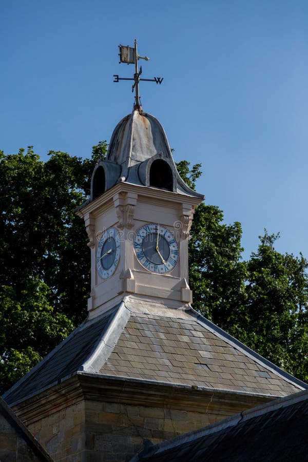 Clock tower stock photo. Image of tower, vane, church - 51840494