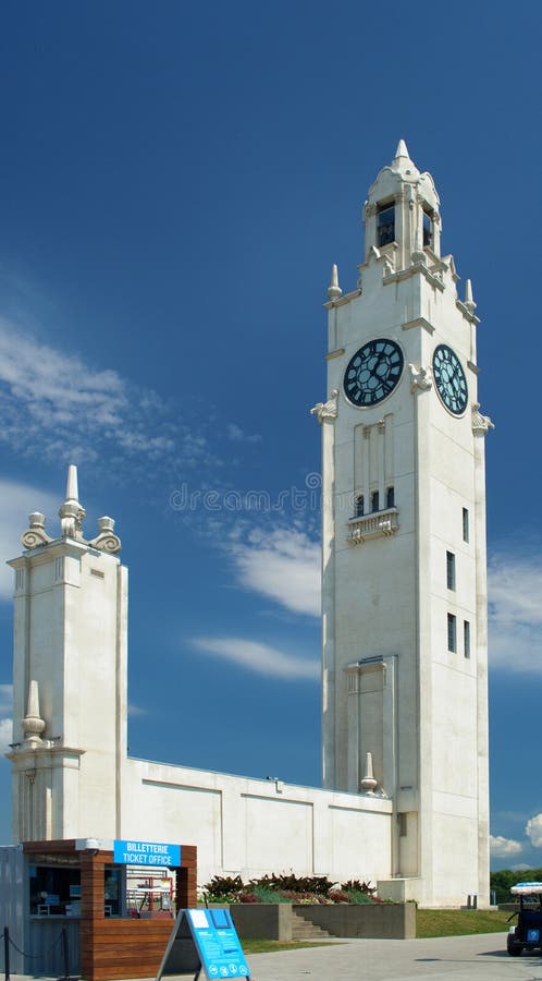 Clock Tower, Old Port of Montreal Stock Image - Image of montreal ...
