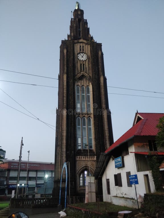 Clock Tower in Pala Kerala India Editorial Photo - Image of clock ...