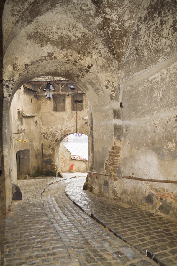 Clock tower passage stock image. Image of steps, medieval - 4178177