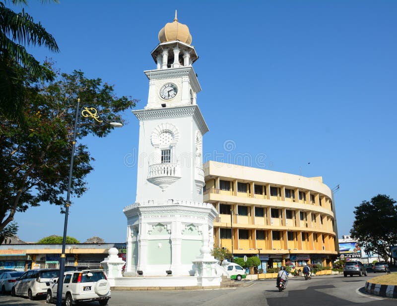 Clock Tower in Penang, Malaysia Editorial Photo - Image of lumpur ...