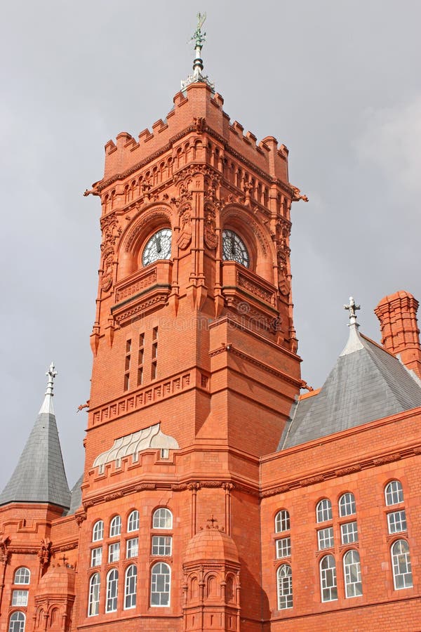 Pierhead Building, Cardiff stock photo. Image of facade - 101311432
