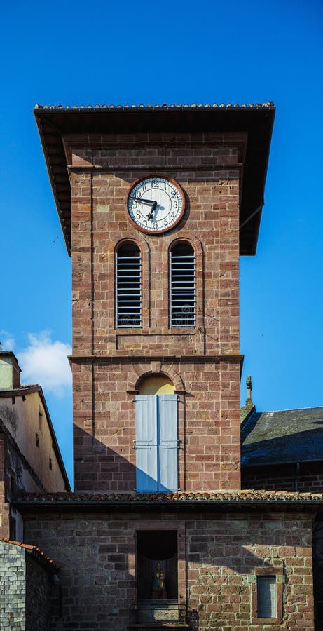 Clock tower in Spain stock photo. Image of destination - 74613236