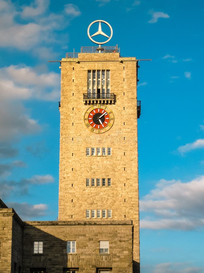 The Clock Tower in Stuttgart Germany Editorial Photo - Image of dial ...