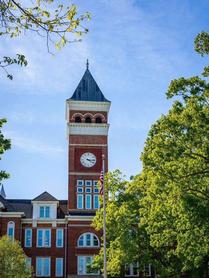 Clock Tower of Tillman Hall at Clemson University. Editorial Image ...