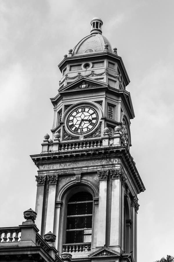 Clock tower stock photo. Image of black, historic, time - 42354774