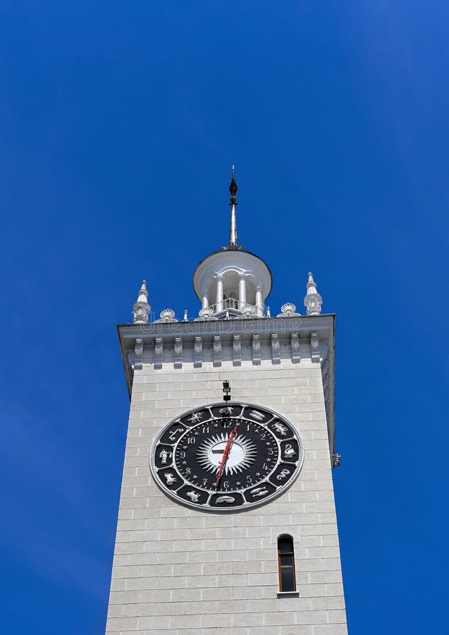 Clock Tower stock image. Image of building, spire, concrete - 81777975