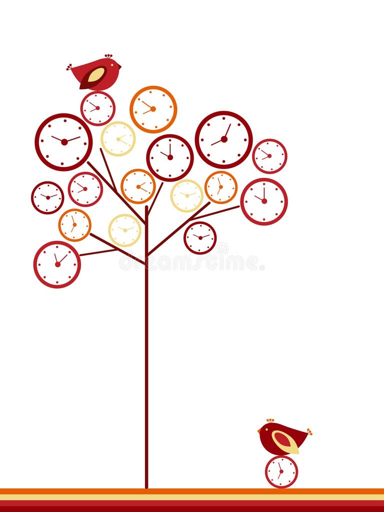 Tree Clock Stock Illustrations – 17,120 Tree Clock Stock Illustrations ...