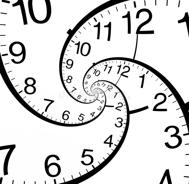 Spiral of time stock illustration. Illustration of design - 19605135