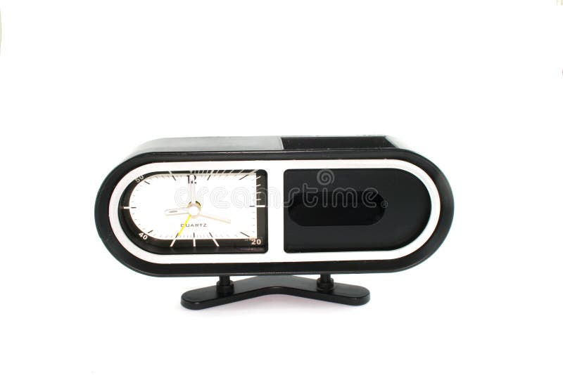 Clock stock image. Image of everyday, clock, white, watch - 40739255