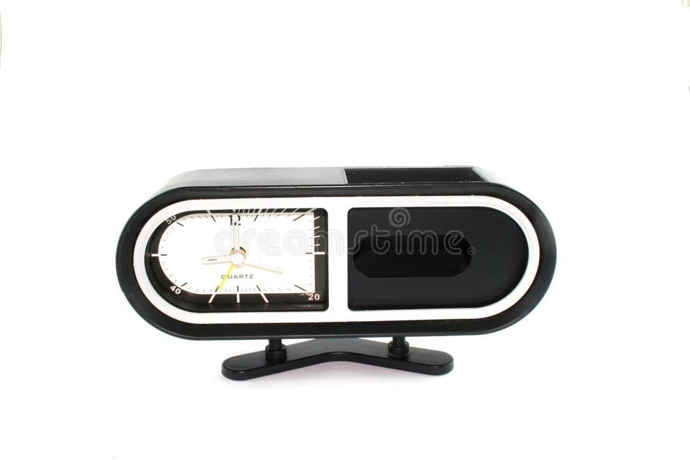 Clock stock image. Image of everyday, clock, white, watch - 40739255