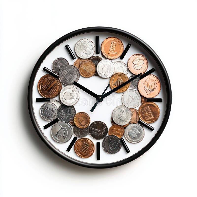 Time is Money Concept stock image. Image of currency - 367243877