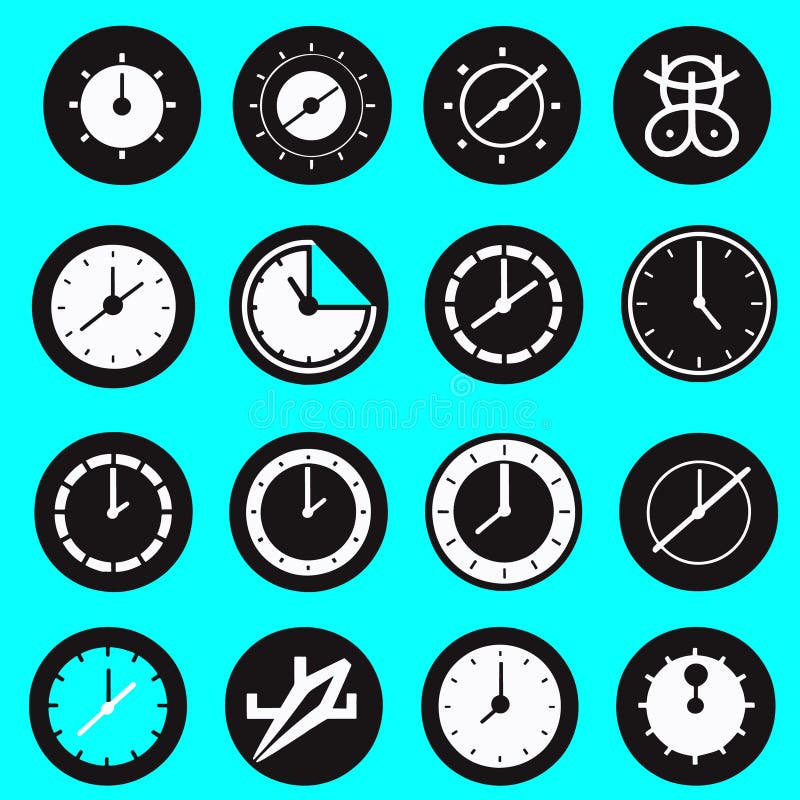 Clock Vector by AI Generated Stock Vector - Illustration of speed ...