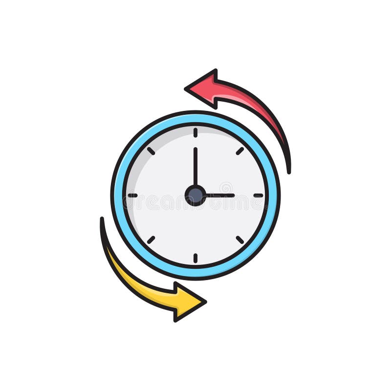 Anti Clockwise Icon Vector Isolated On White Background, Anti Clockwise ...