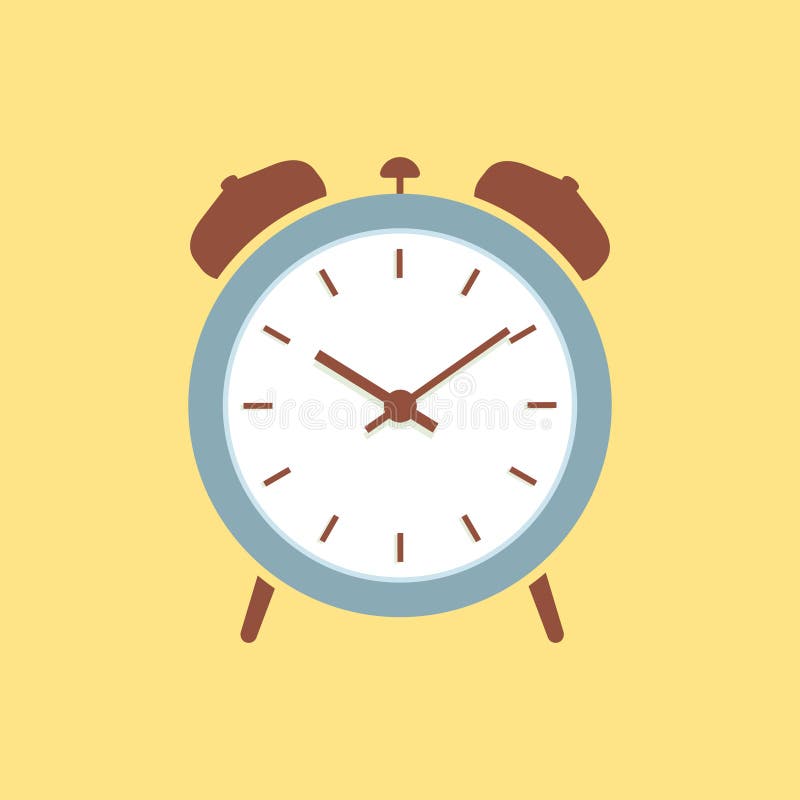 Vector Clock Face - Easy Change Time Stock Vector - Illustration of ...