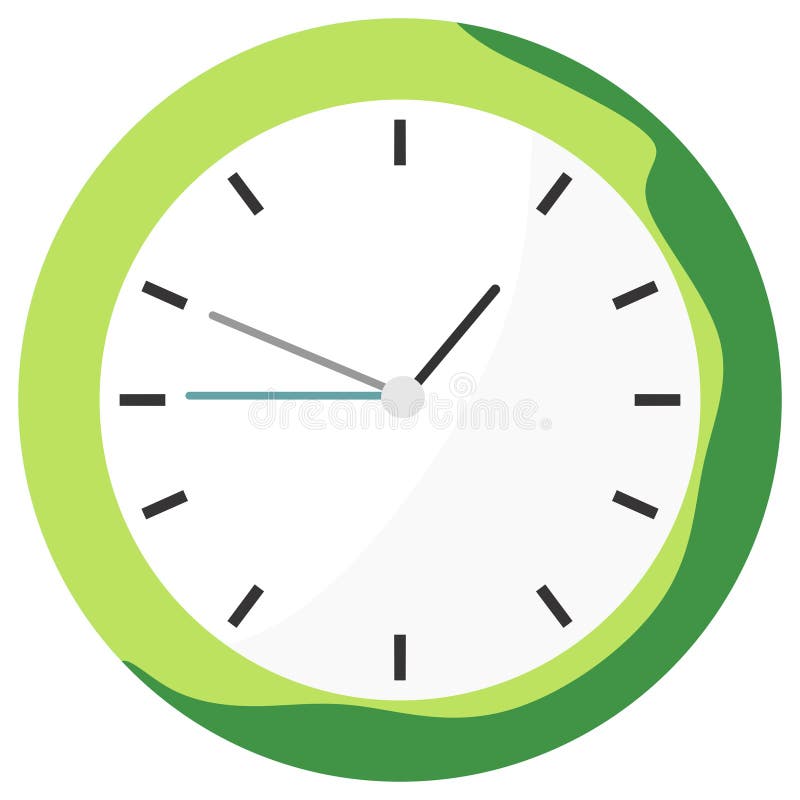 Clock vector stock vector. Illustration of vectorart - 256427628