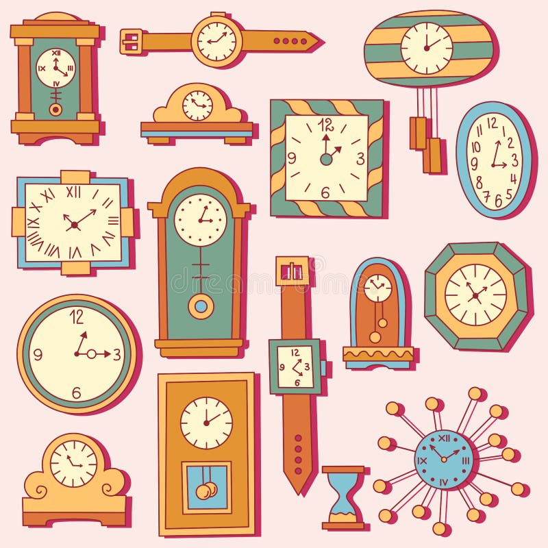 Clock Doodle Stock Illustrations – 18,208 Clock Doodle Stock ...