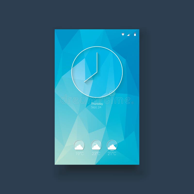 Weather Forecast Icons stock vector. Illustration of overcast - 18680466