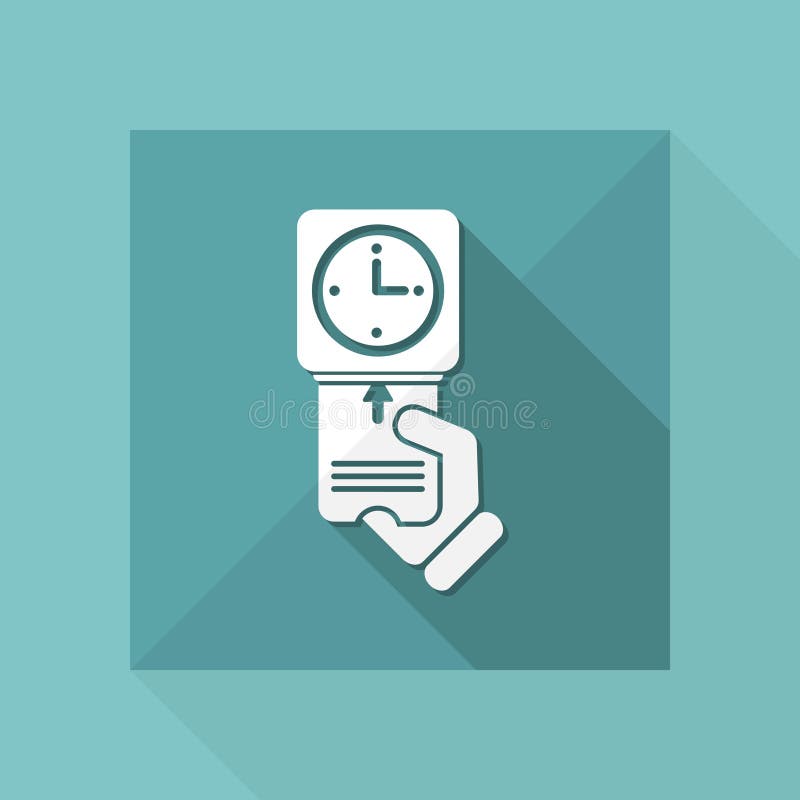 Timecard Stock Illustrations – 381 Timecard Stock Illustrations ...