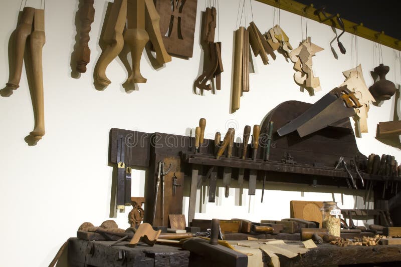 Clockmaker Tools and Workbench Stock Image - Image of making, device ...