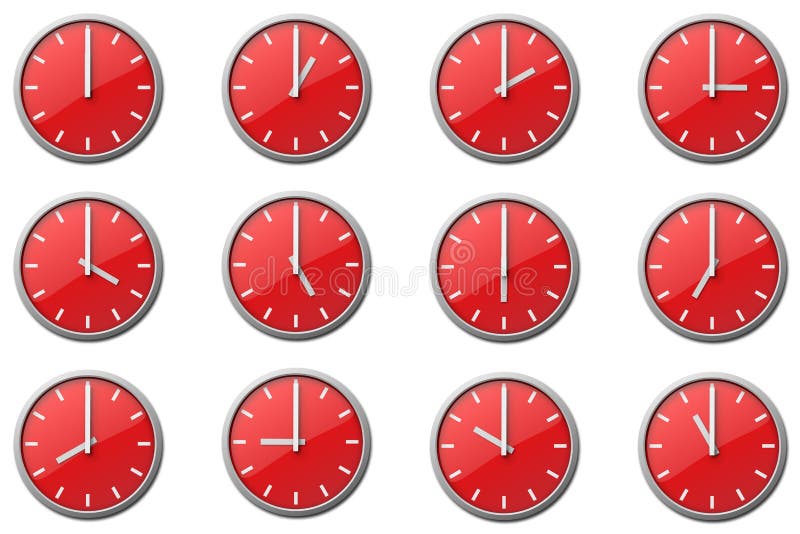 The clocks stock illustration. Illustration of frame - 13346613