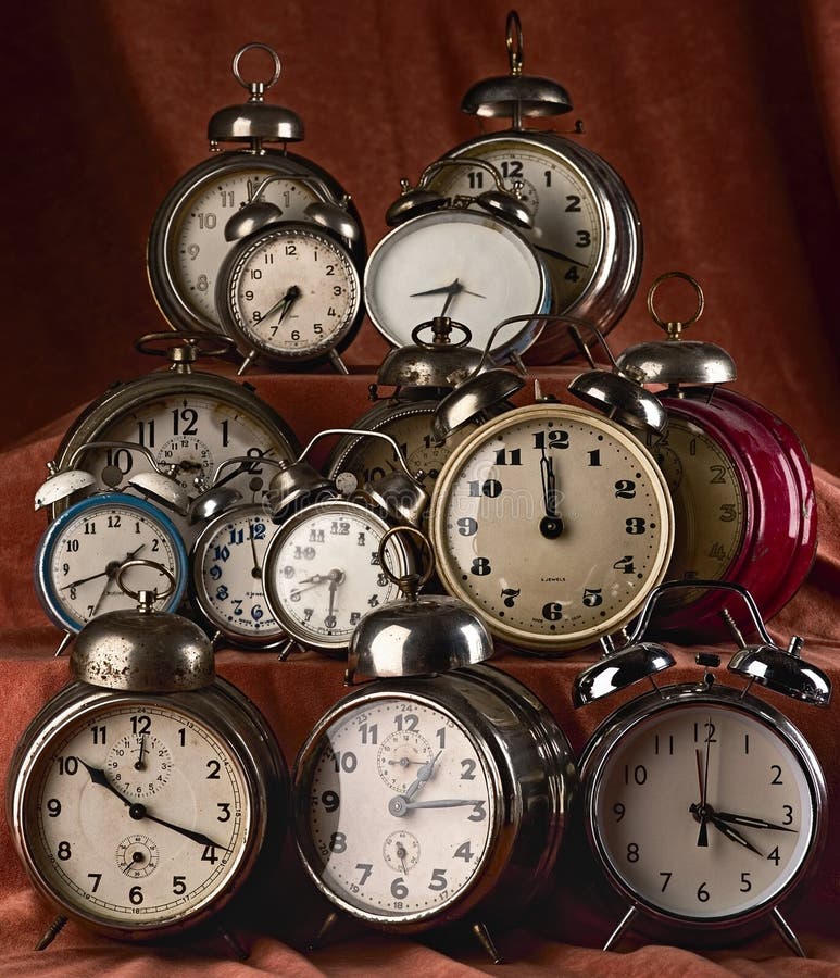 Clocks stock image. Image of group, alarm, time, collection - 1531817