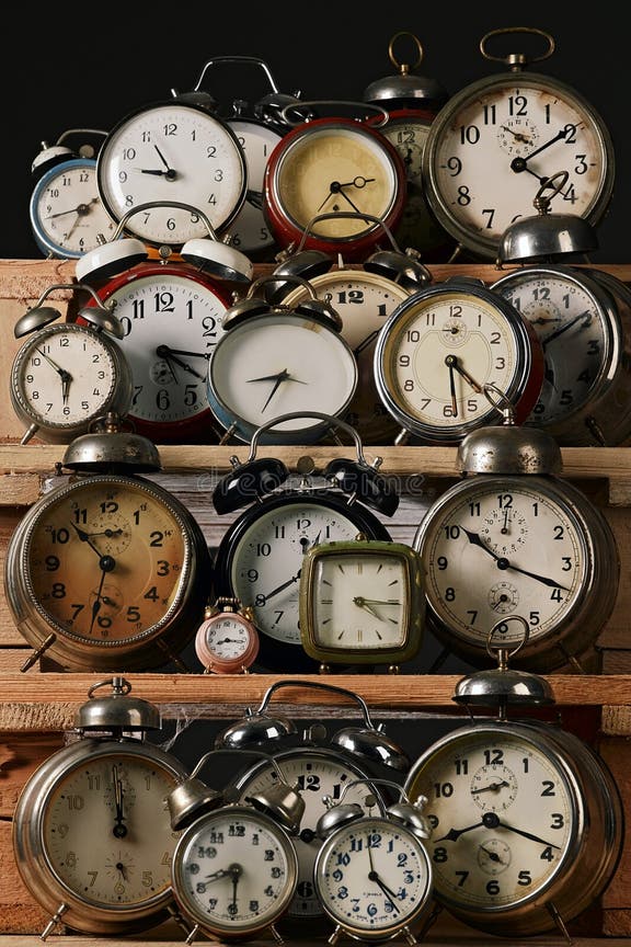 Clocks stock image. Image of group, alarm, time, collection - 1531817