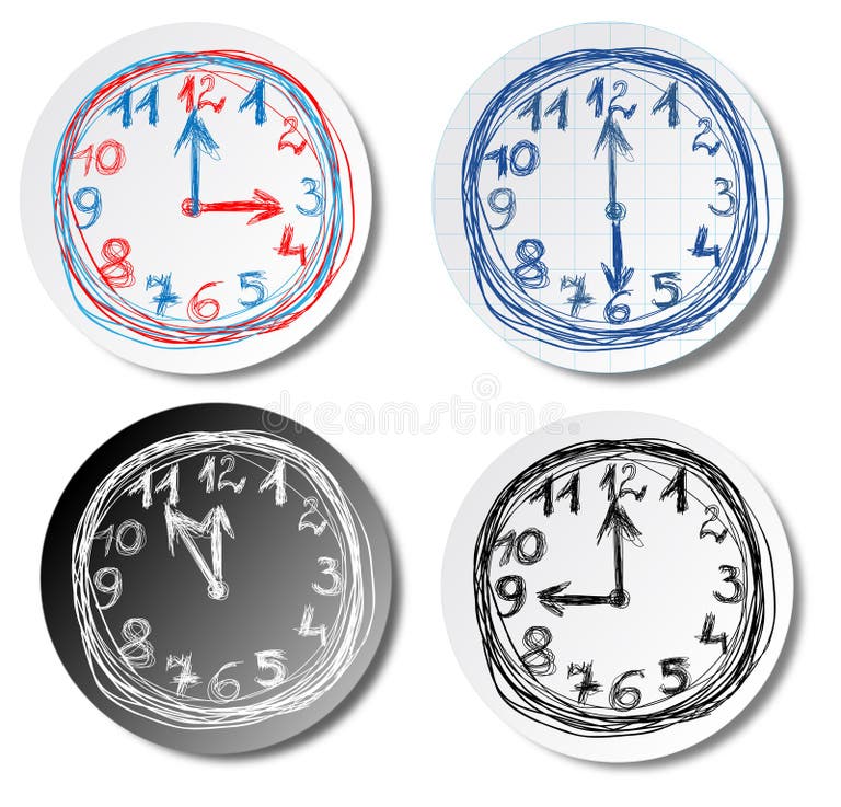 Line Clocks Background Stock Illustrations – 1,312 Line Clocks ...