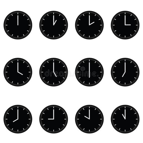 Arm Clocks Stock Illustrations – 278 Arm Clocks Stock Illustrations ...