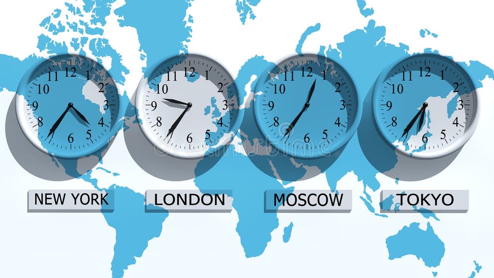 Clocks Showing Time Zones Stock Illustrations – 121 Clocks Showing Time ...