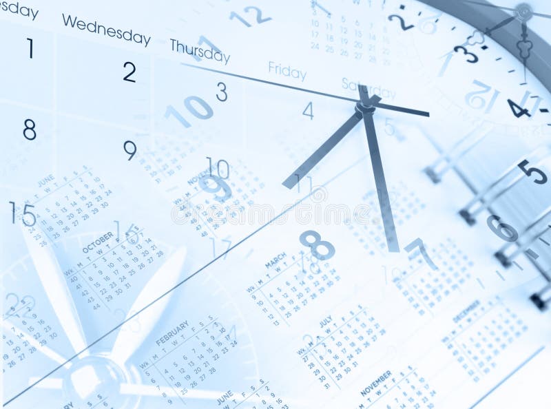 Clocks and calendars stock image. Image of hour, annual - 306308079