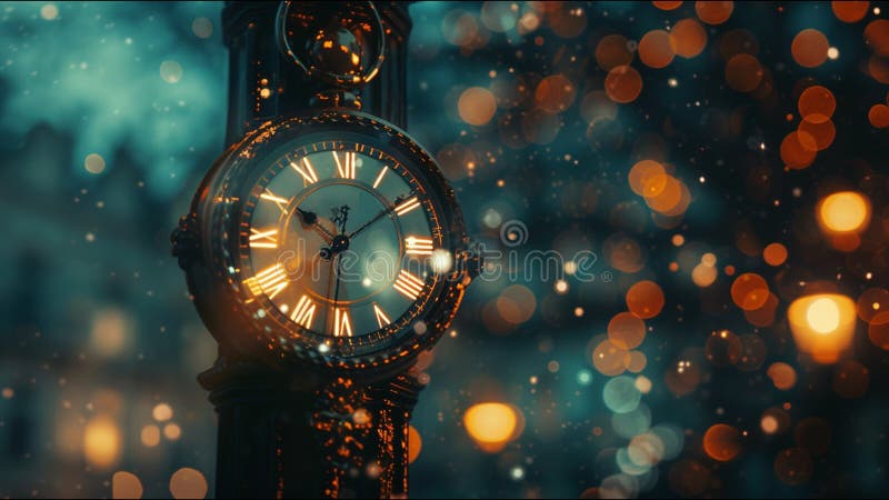 Clocks River of Time Multiple Clockfaces Roman Numerals Stock ...