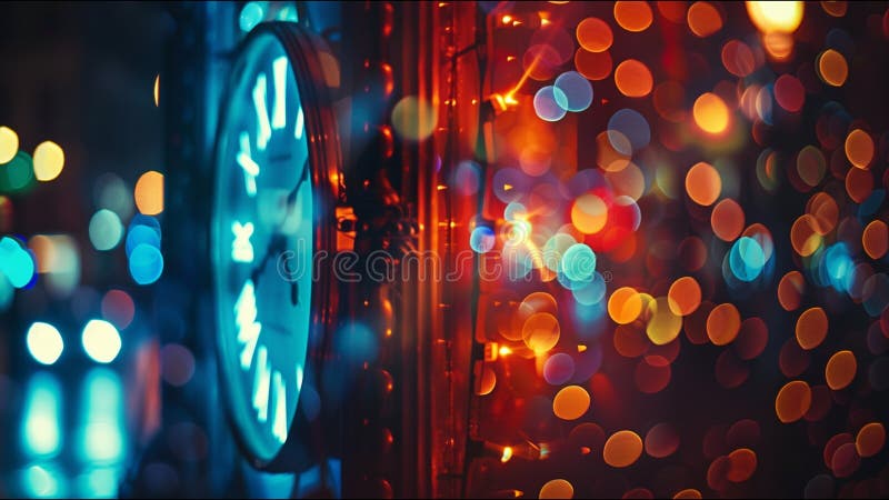 Clocks River of Time Multiple Clockfaces Roman Numerals Stock ...