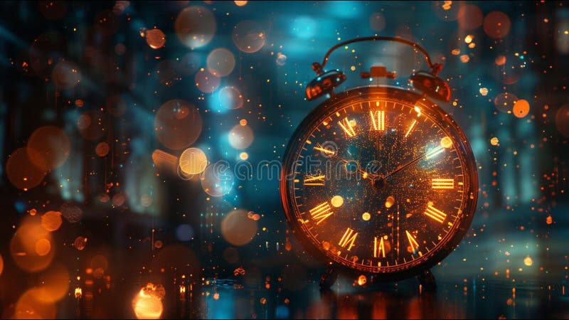 Clocks River of Time Multiple Clockfaces Roman Numerals Stock ...