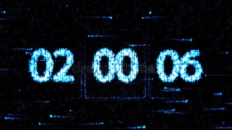 Clocks are Set at 02:00 Starting a New Countdown. the Countdown on the ...