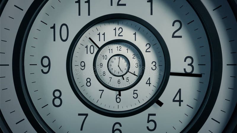Clocks Spinning Time Passing Abstract Montage Stock Video - Video of ...