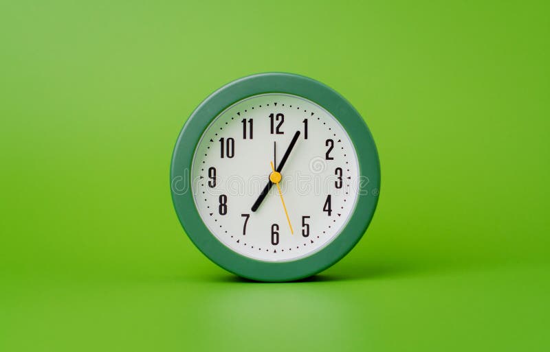 Tell Time and Work on Time. Rules of Time and Good Living Stock Image ...