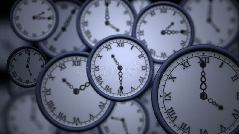 Clocks Ticking in High Speed Stock Video - Video of clock, shadow: 48265115