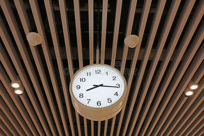 Clocks and Watches for Metro Stations Stock Photo - Image of circle ...