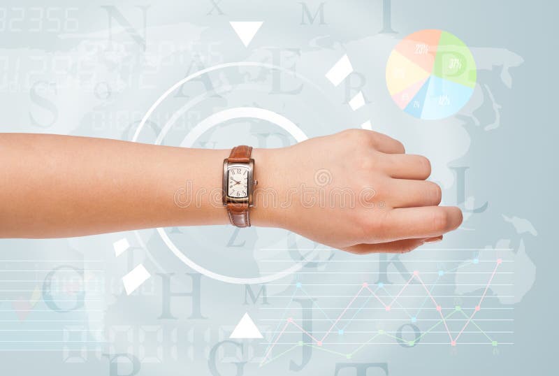 Clocks with World Time and Finance Business Concept Stock Image - Image ...